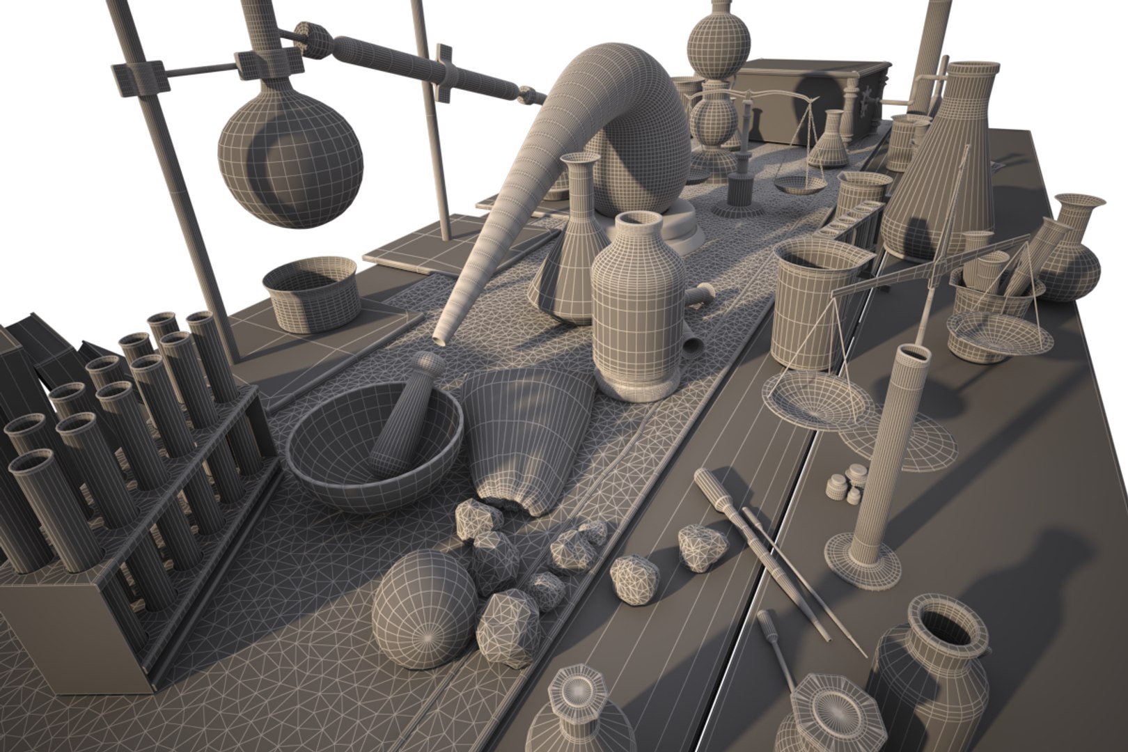 Alchemical Table 3d Obj