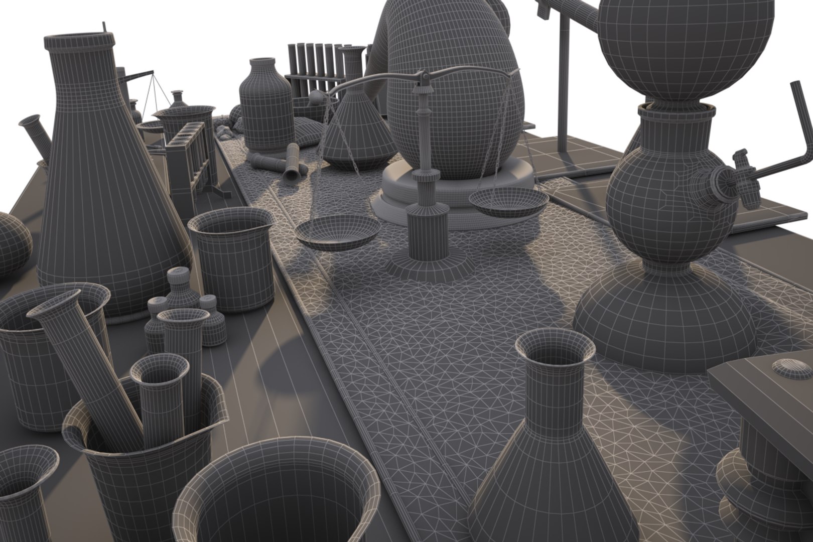 Alchemical Table 3d Obj