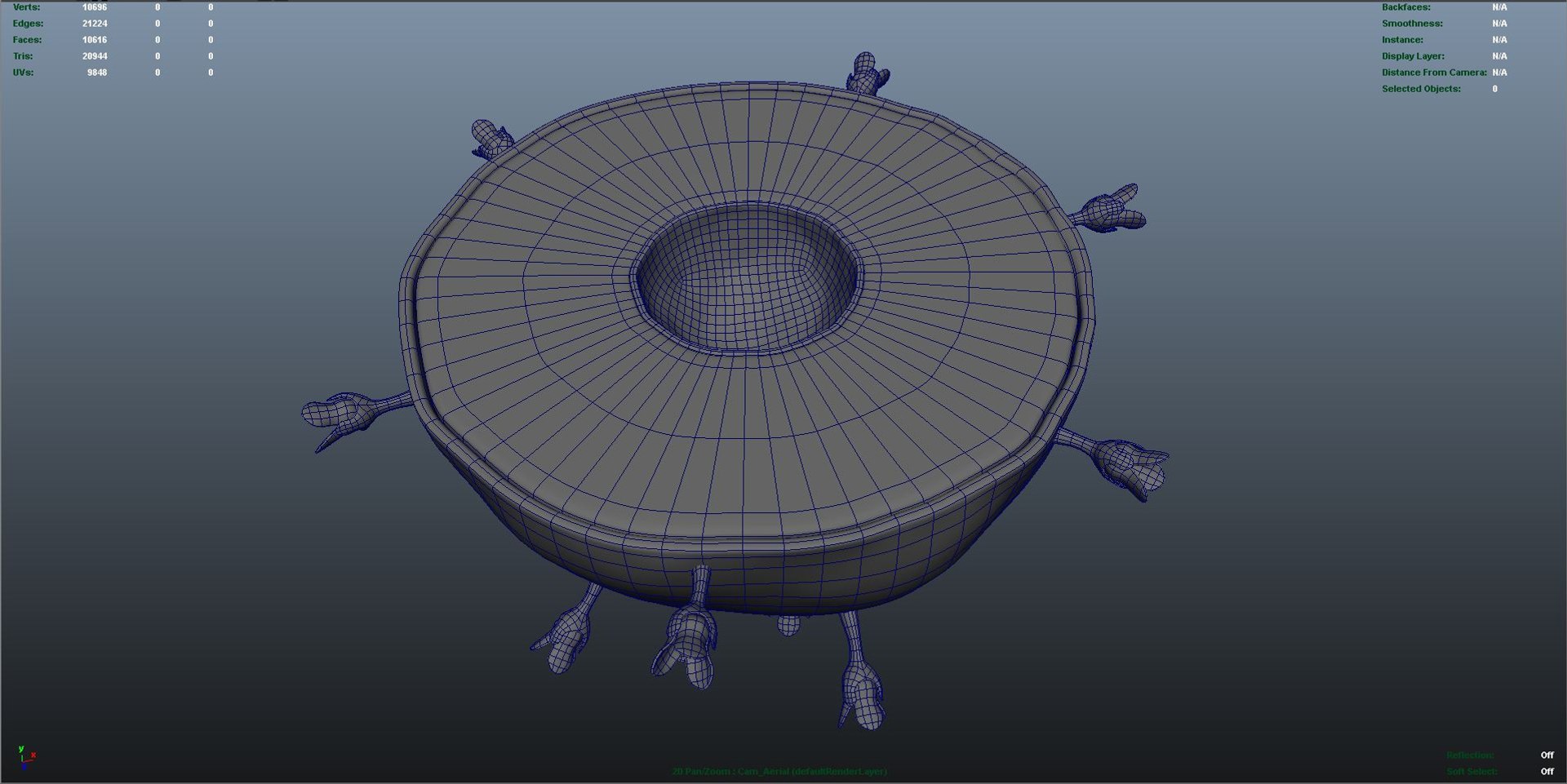 3d Model T Helper Cell Anatomy