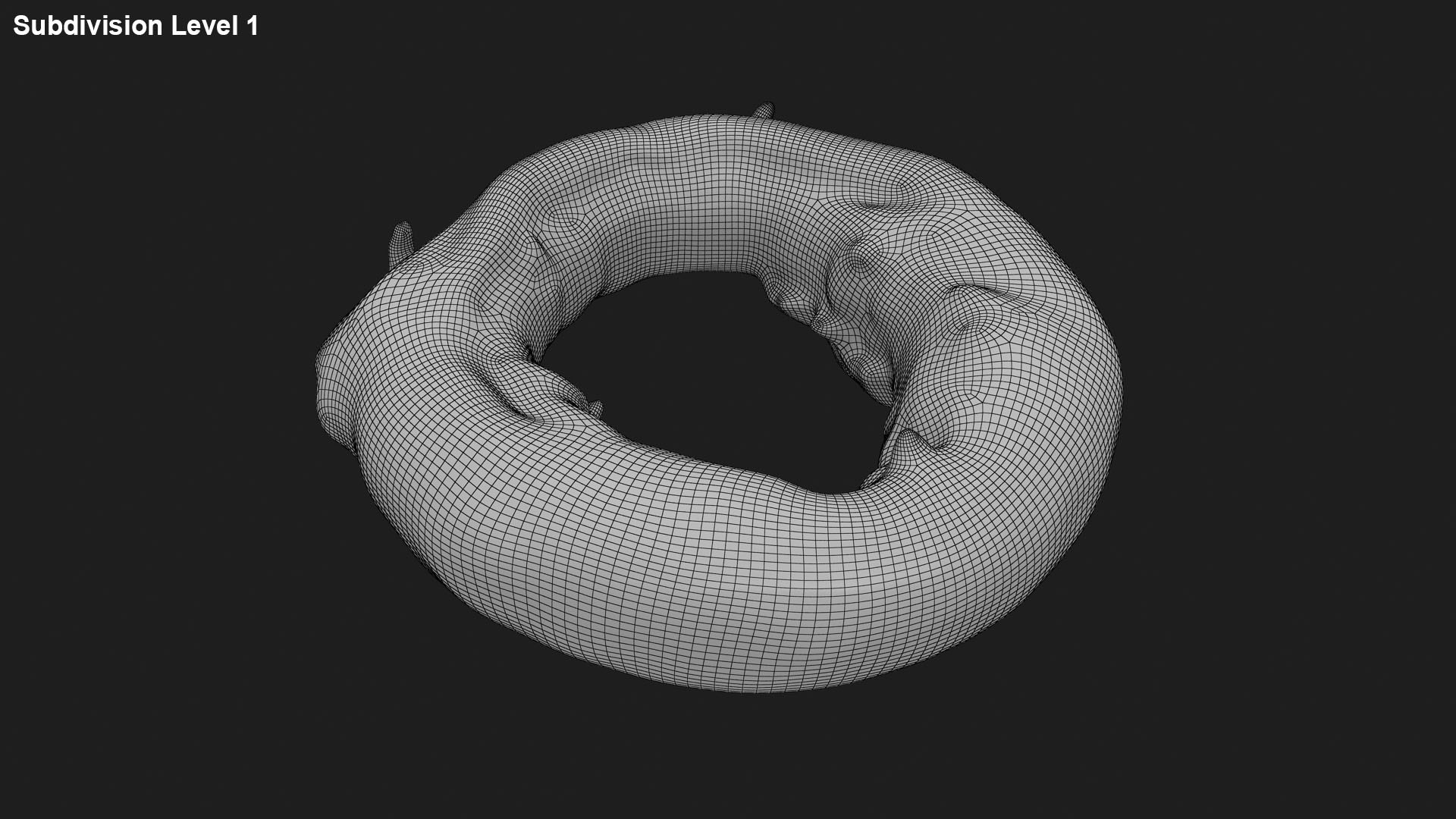3D Onion Ring 01 Model - TurboSquid 2159377