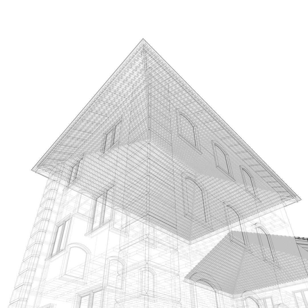 3D model Retro building 2345 - TurboSquid 2162183