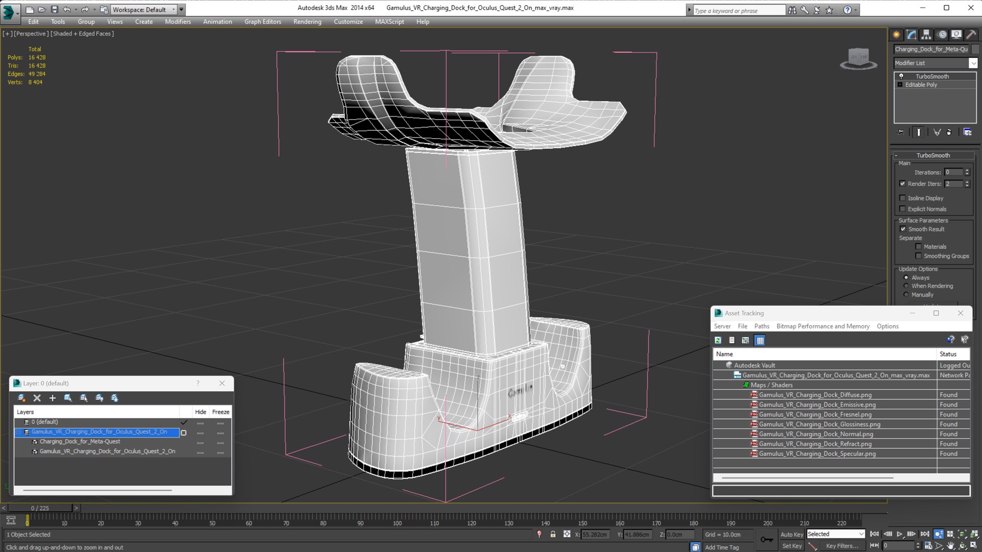 Gamulus VR Charging Dock For Oculus Quest 2 On Model - TurboSquid 2167659