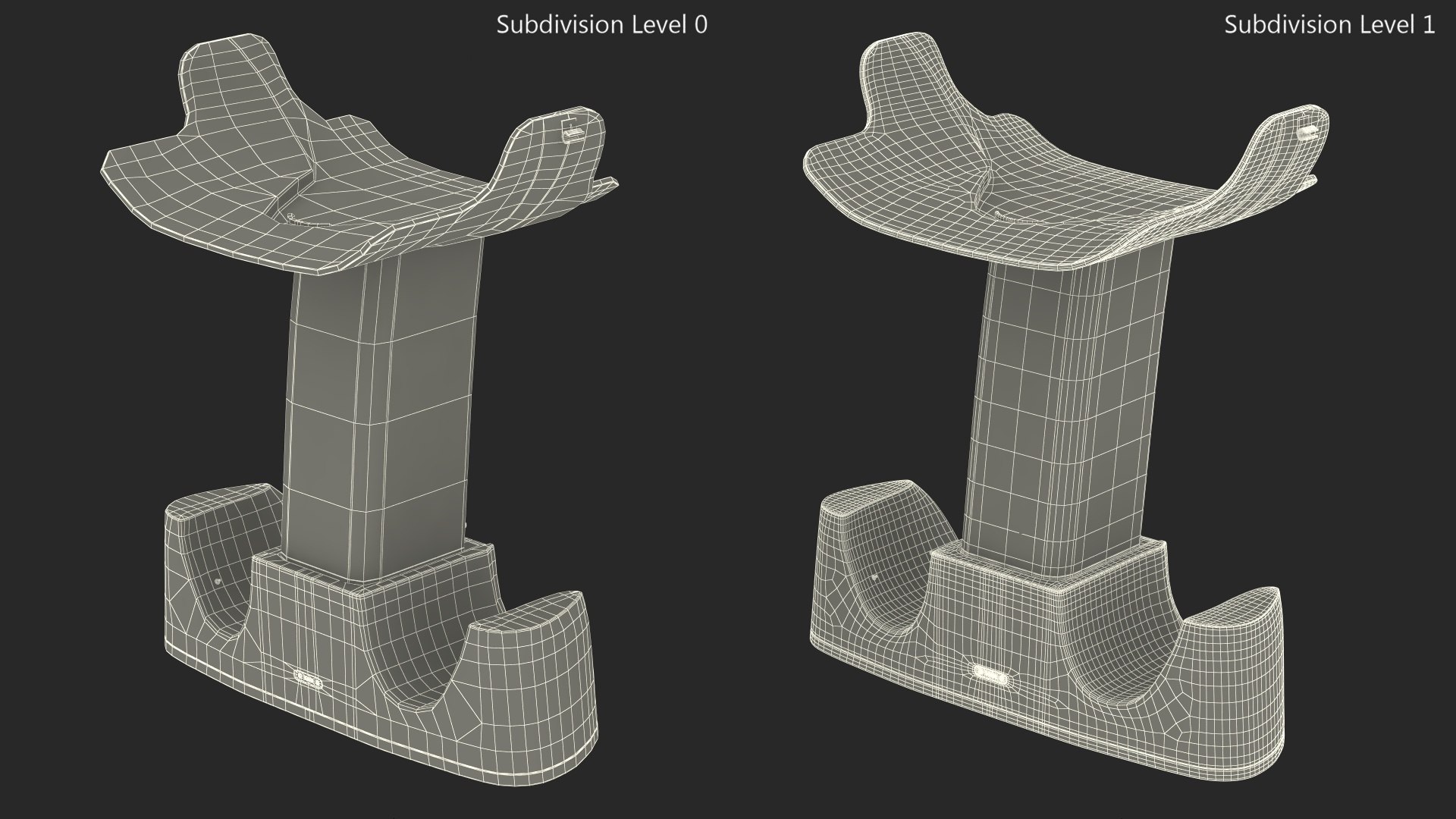 Gamulus VR Charging Dock For Oculus Quest 2 On Model - TurboSquid 2167659