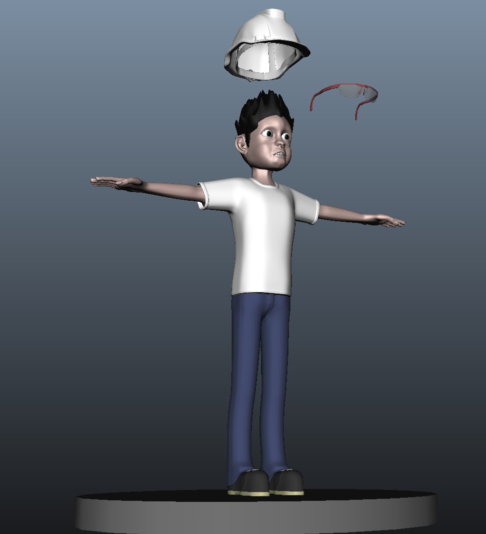 3d Obj Human Officer