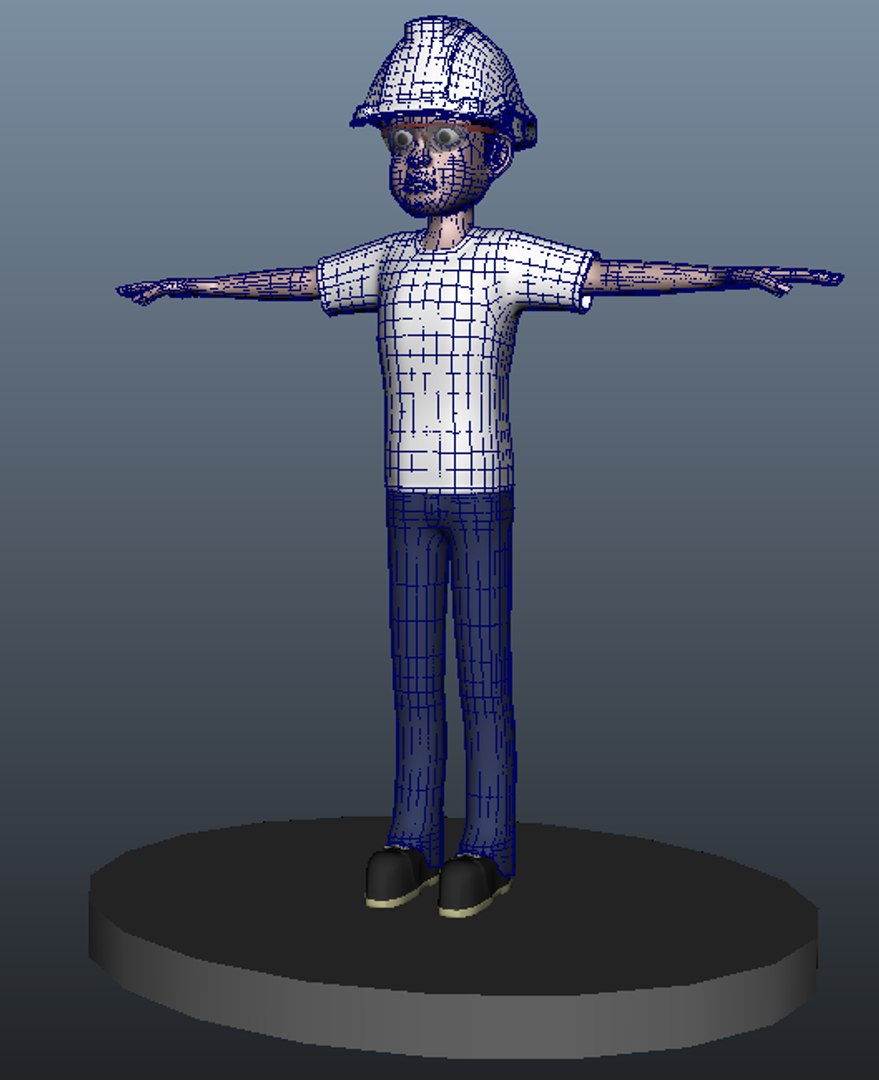 3d Obj Human Officer