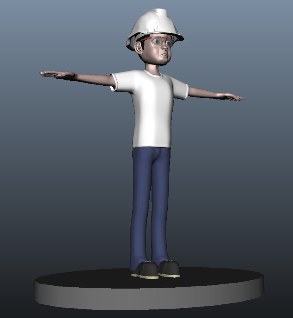 3d Obj Human Officer