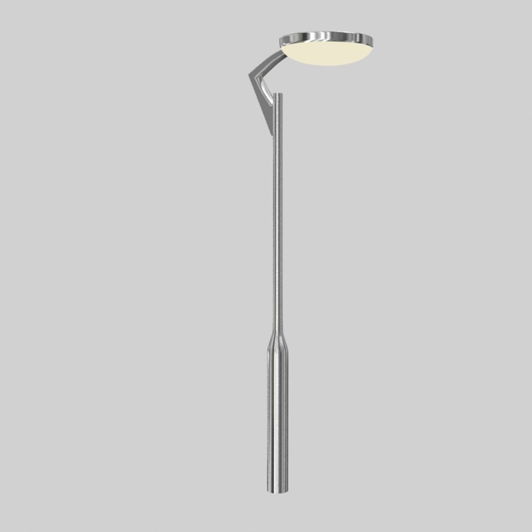 3d model street solar light