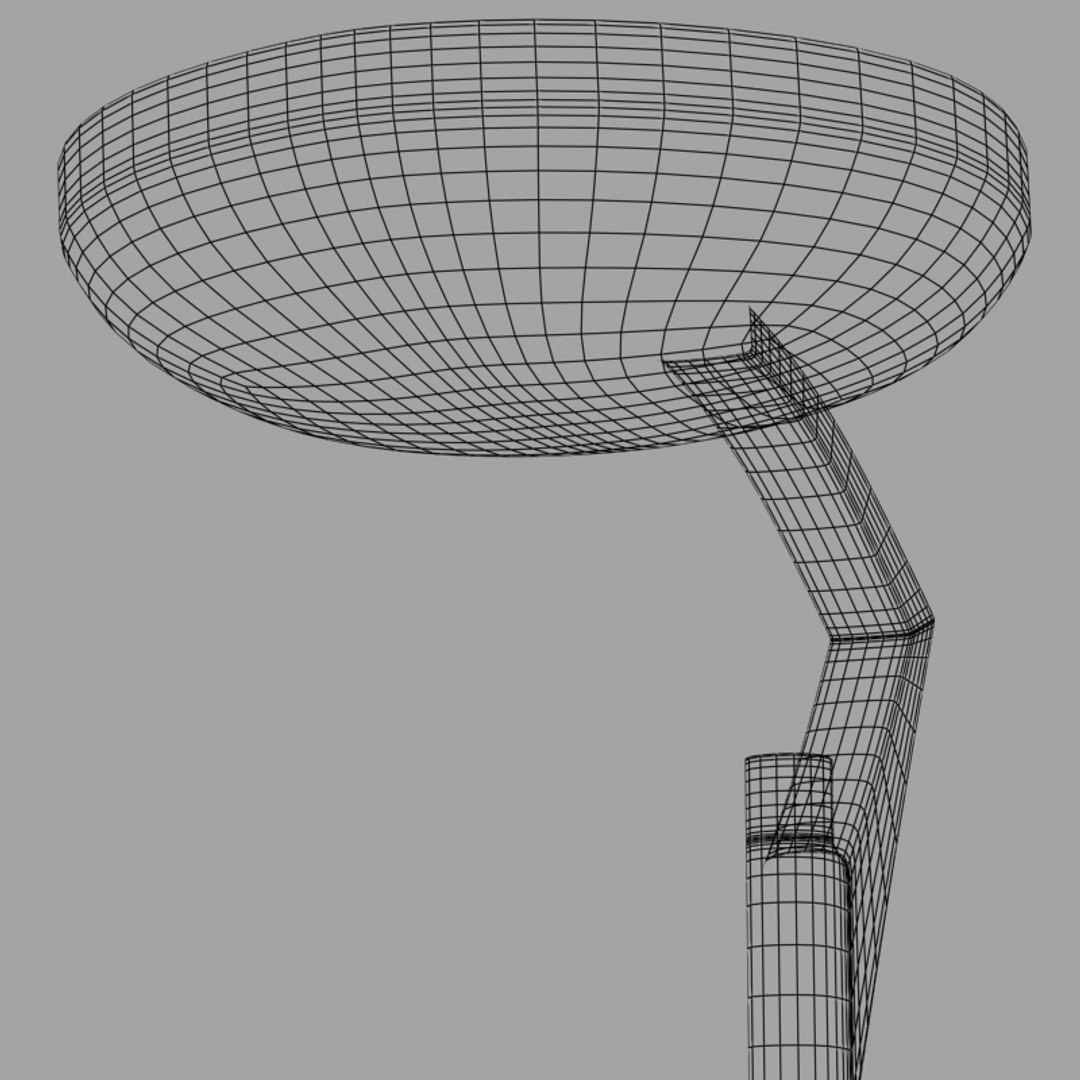 3d model street solar light