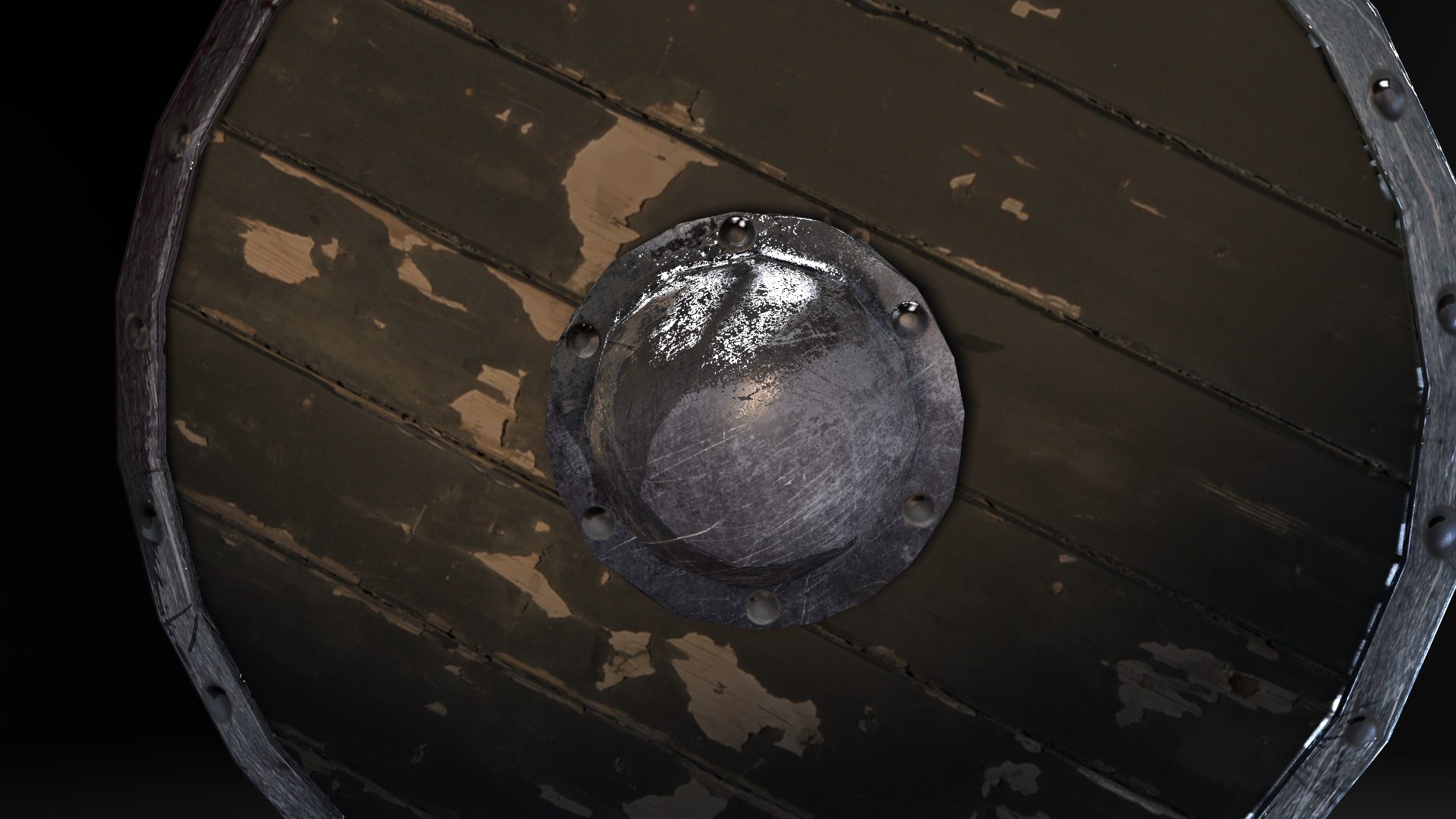 3d Vikings Weapons Shield