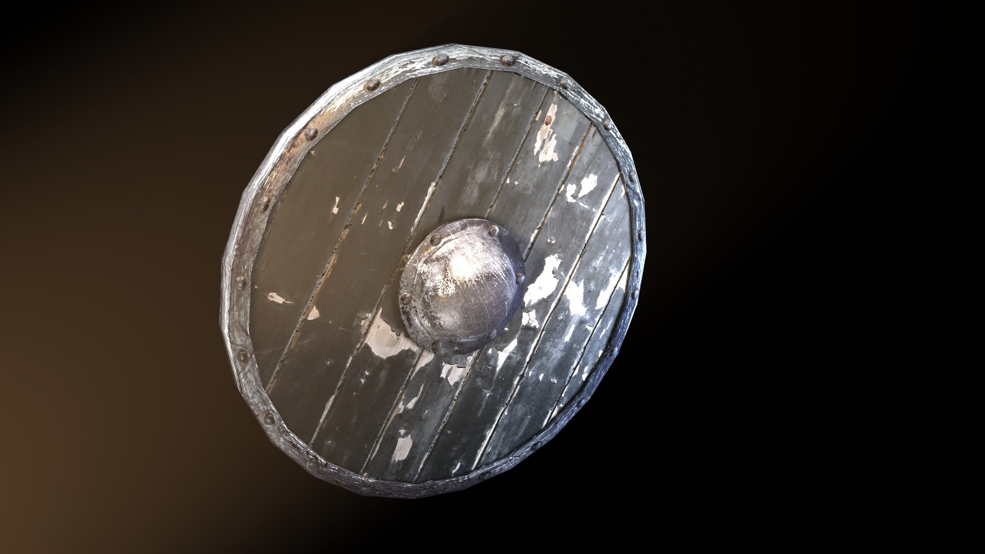 3d Vikings Weapons Shield