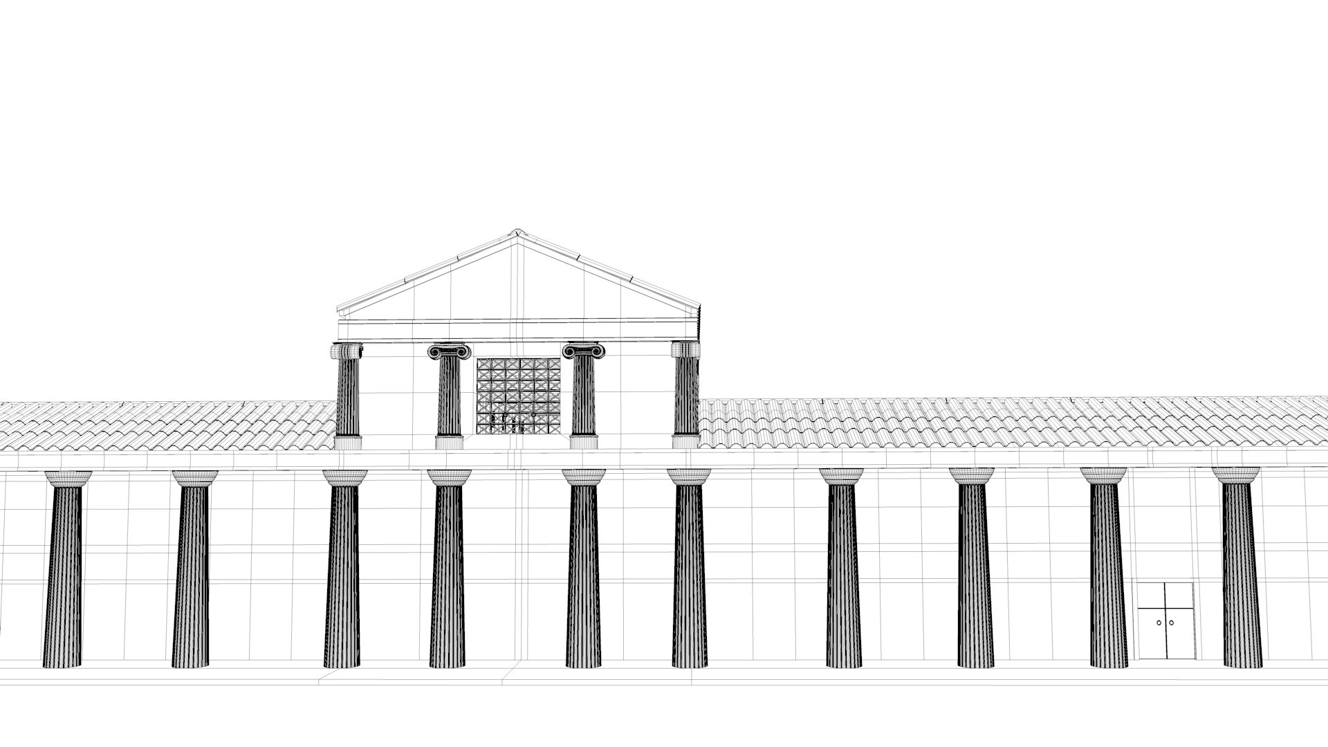 Roman Palace Classical Model - TurboSquid 1416496