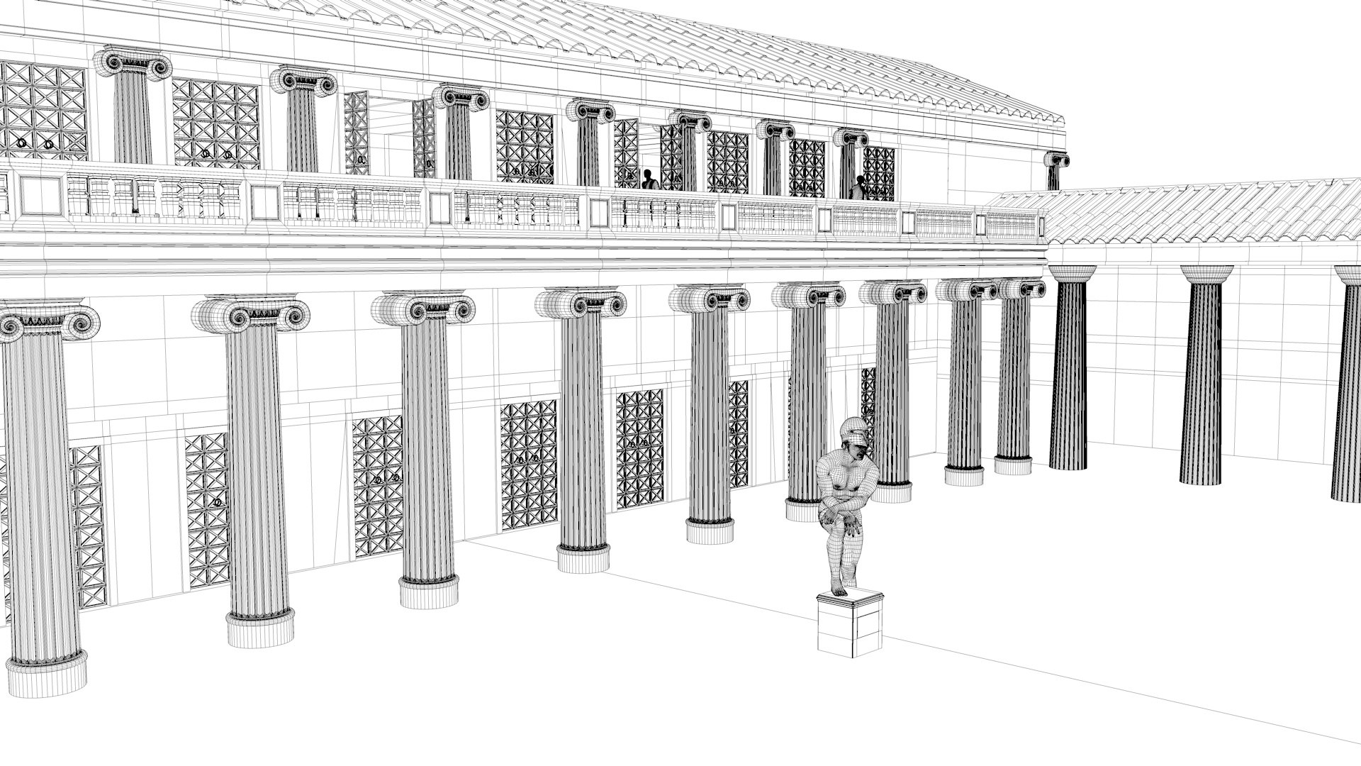 Roman Palace Classical Model - TurboSquid 1416496
