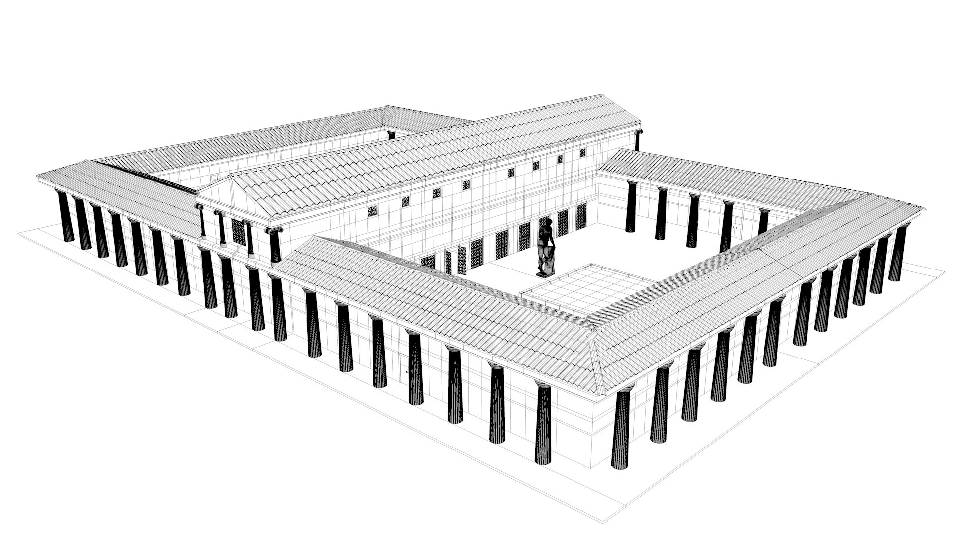 Roman Palace Classical Model - TurboSquid 1416496