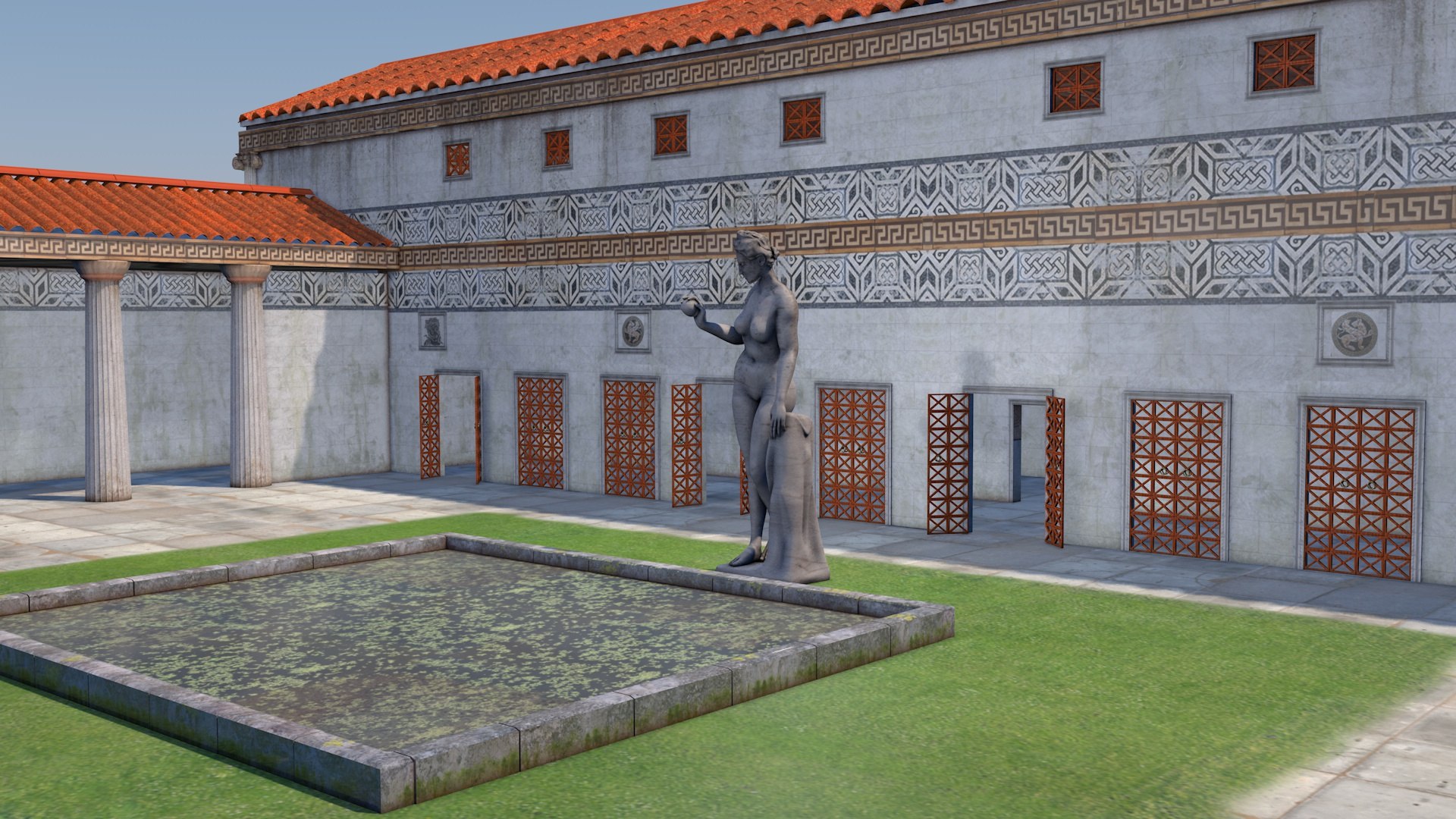 Roman Palace Classical Model - TurboSquid 1416496