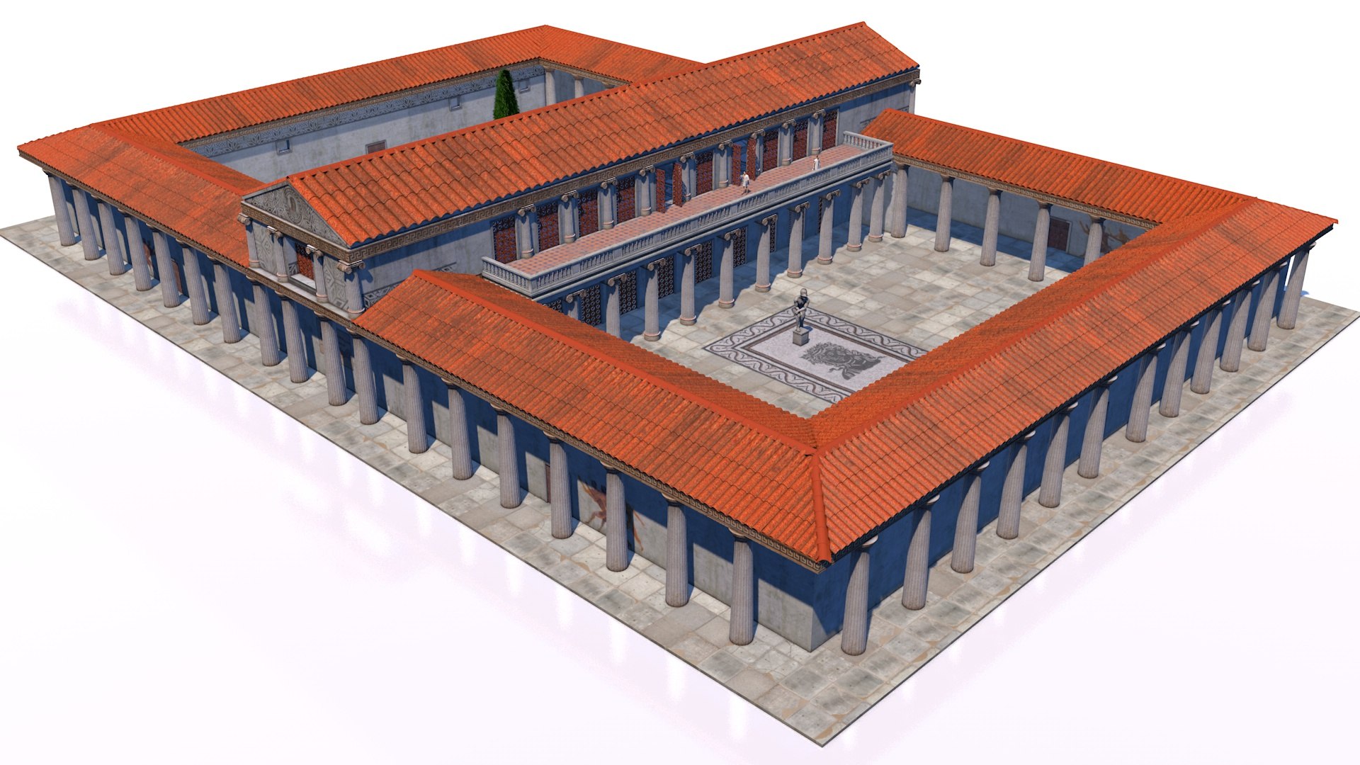 Roman Palace Classical Model - TurboSquid 1416496