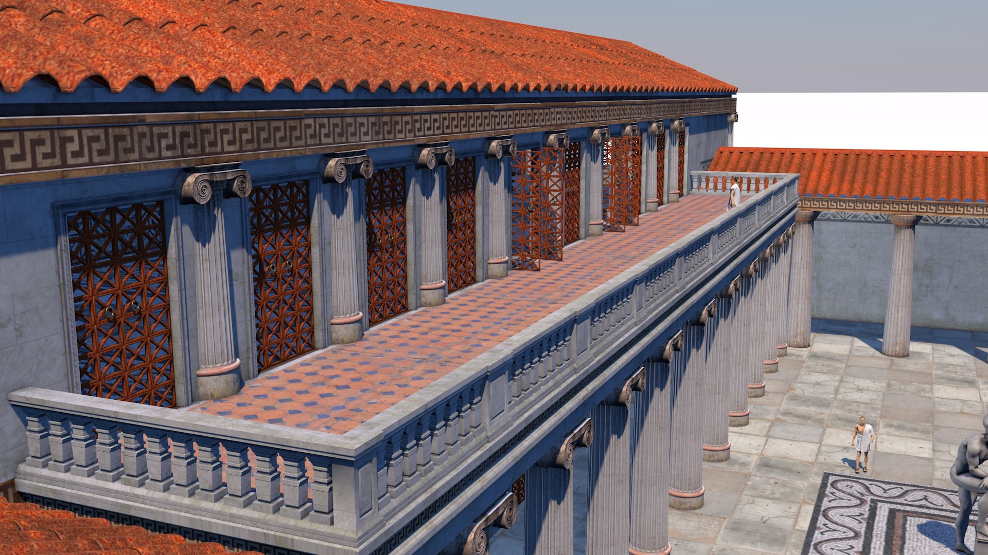 Roman Palace Classical Model - TurboSquid 1416496