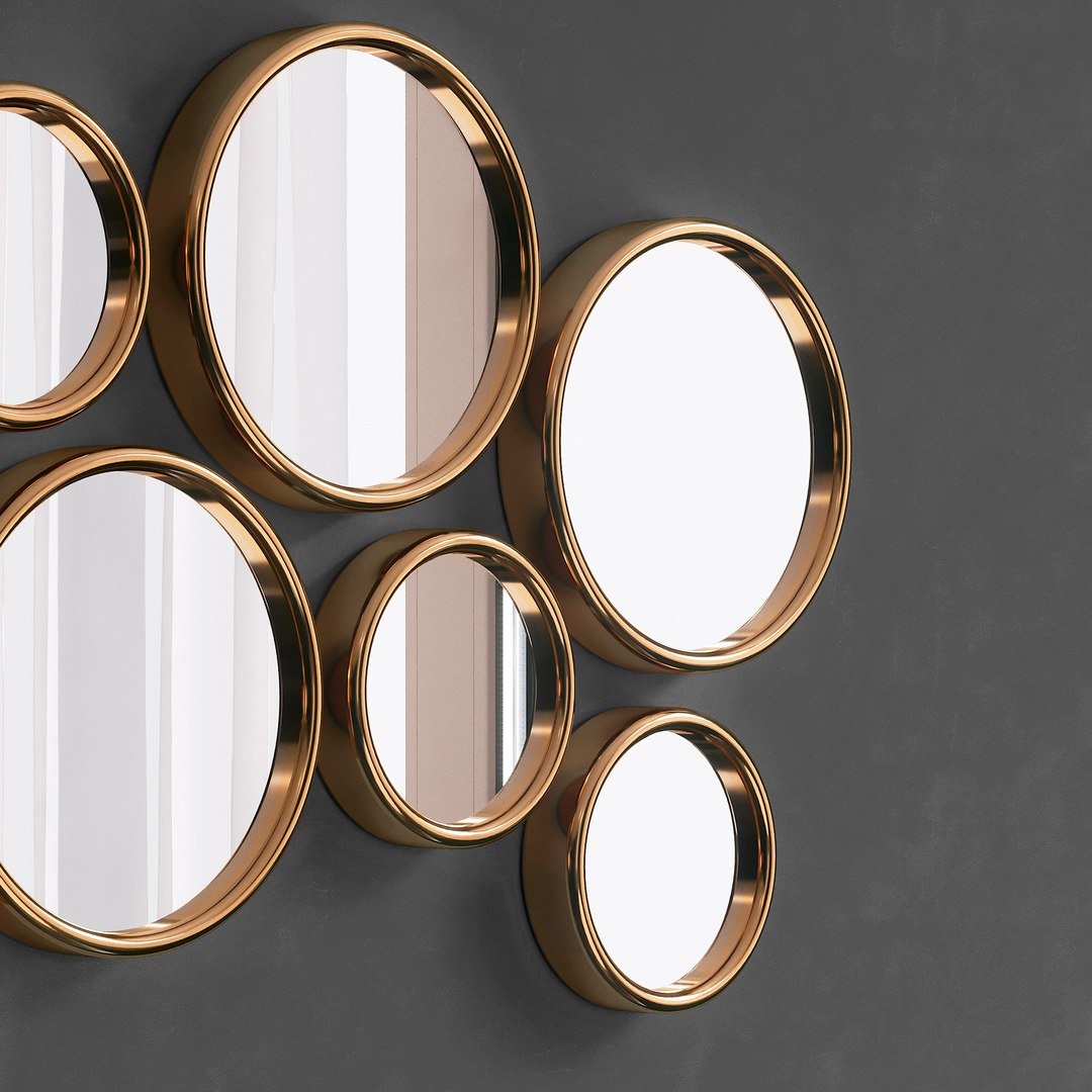 3D Mirrors Set 108 model - TurboSquid 1768227