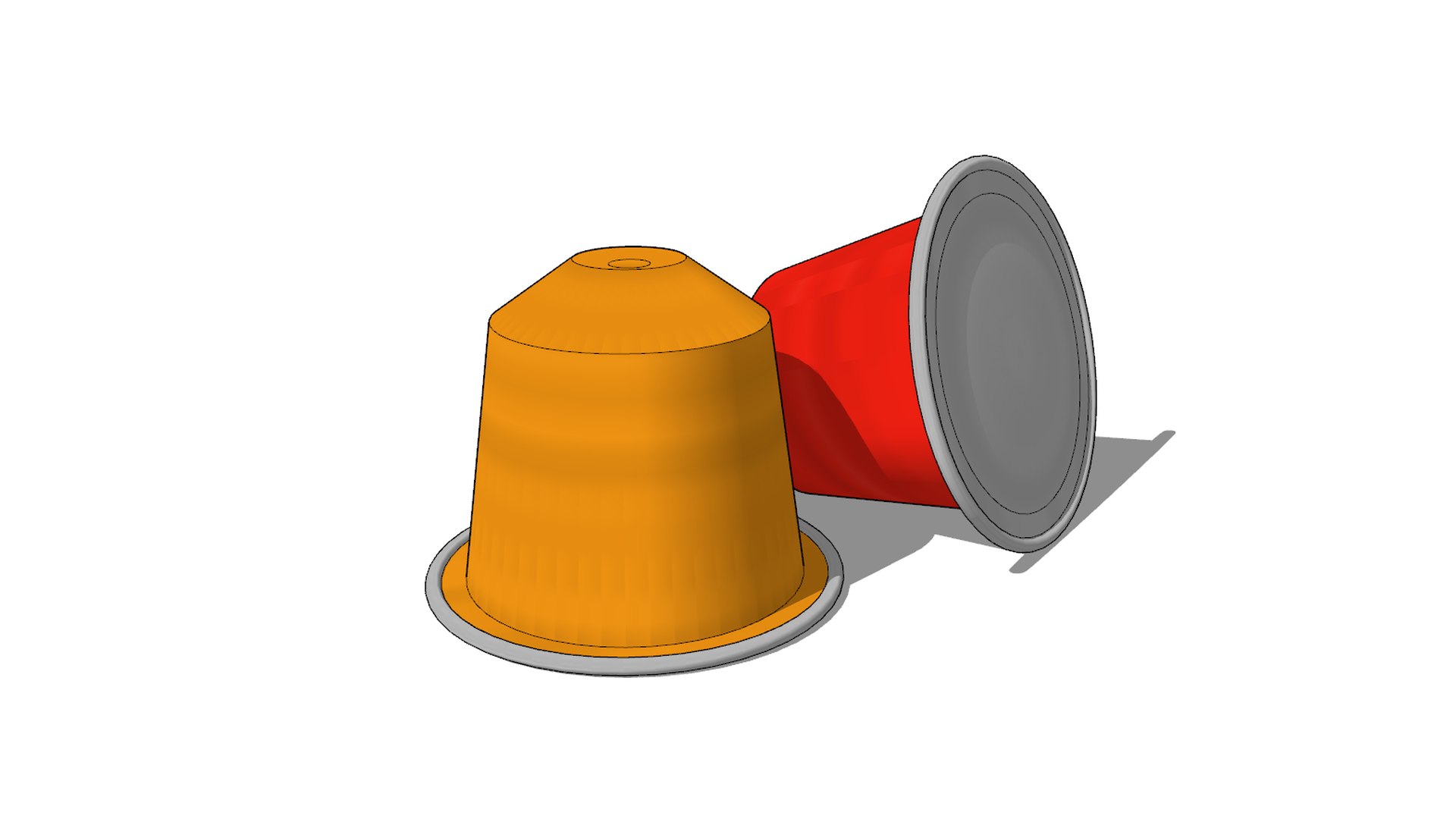 Nespresso capsule pod 3D model - TurboSquid 2055104