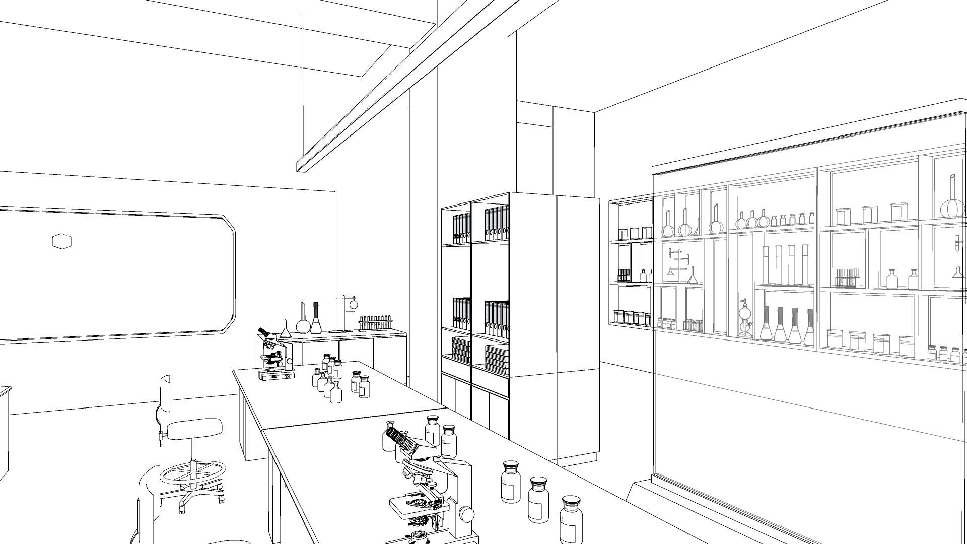 Laboratory 3D - TurboSquid 1988741