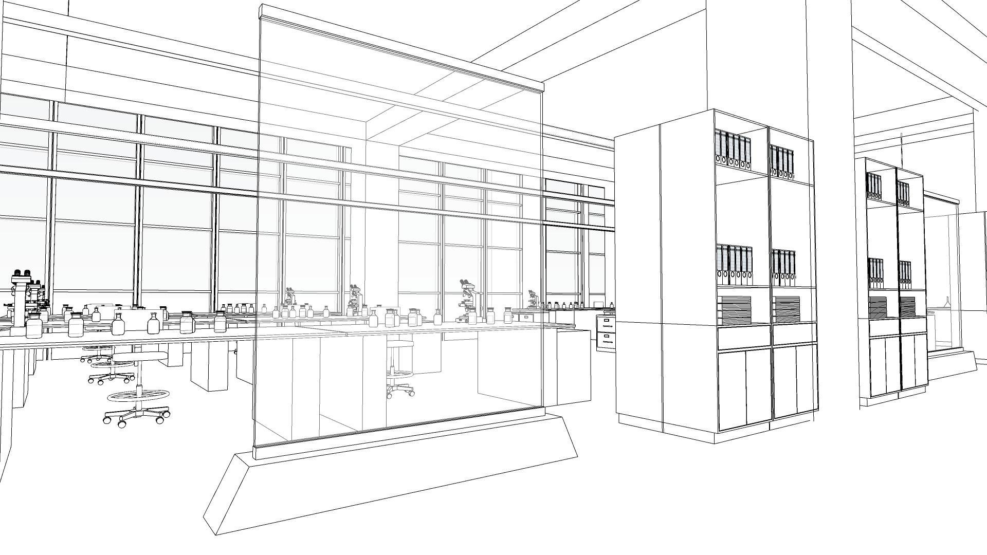 Laboratory 3D - TurboSquid 1988741