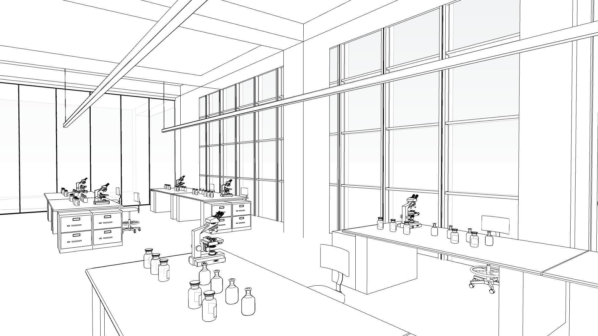 Laboratory 3D - TurboSquid 1988741