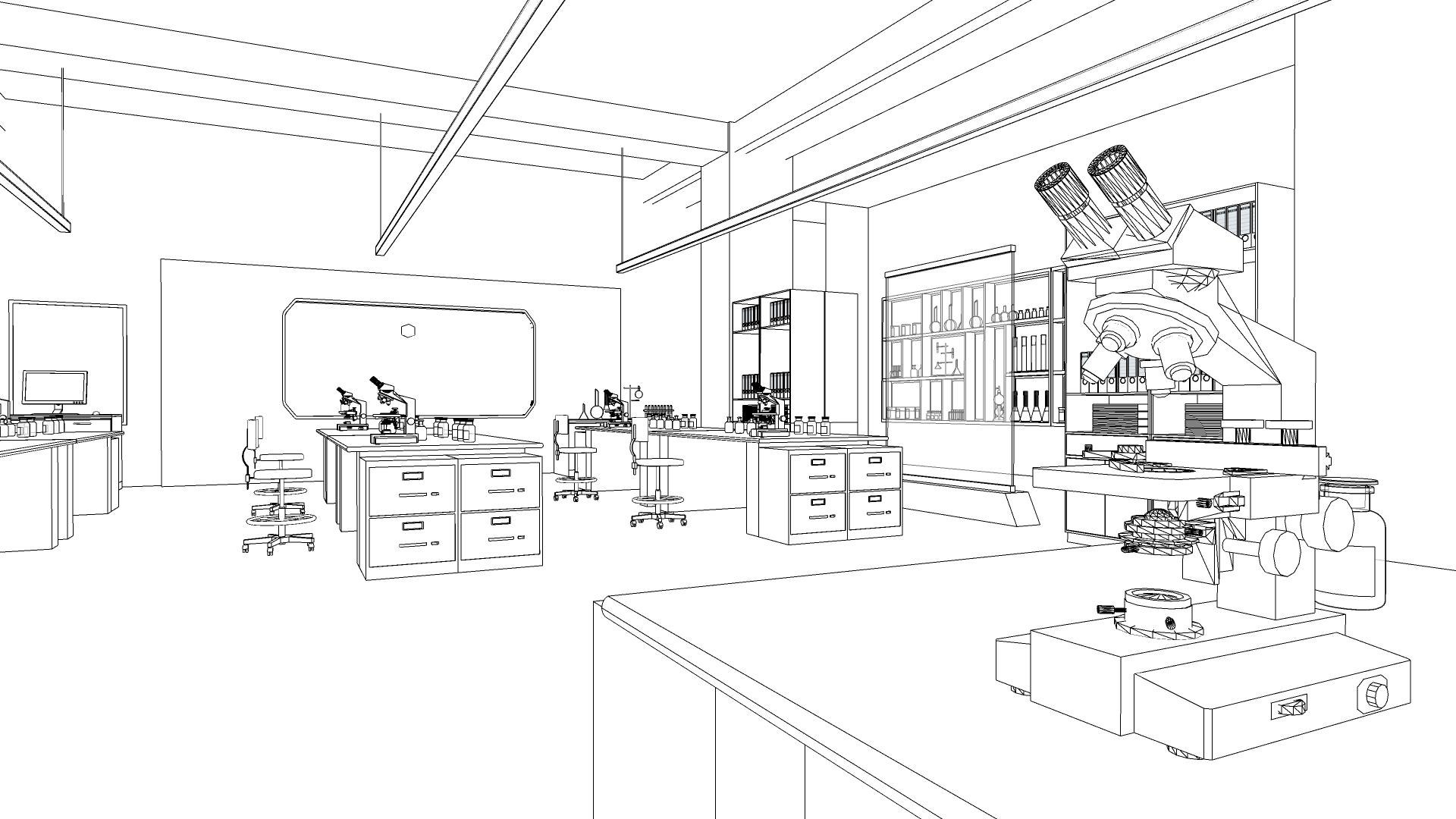 Laboratory 3D - TurboSquid 1988741