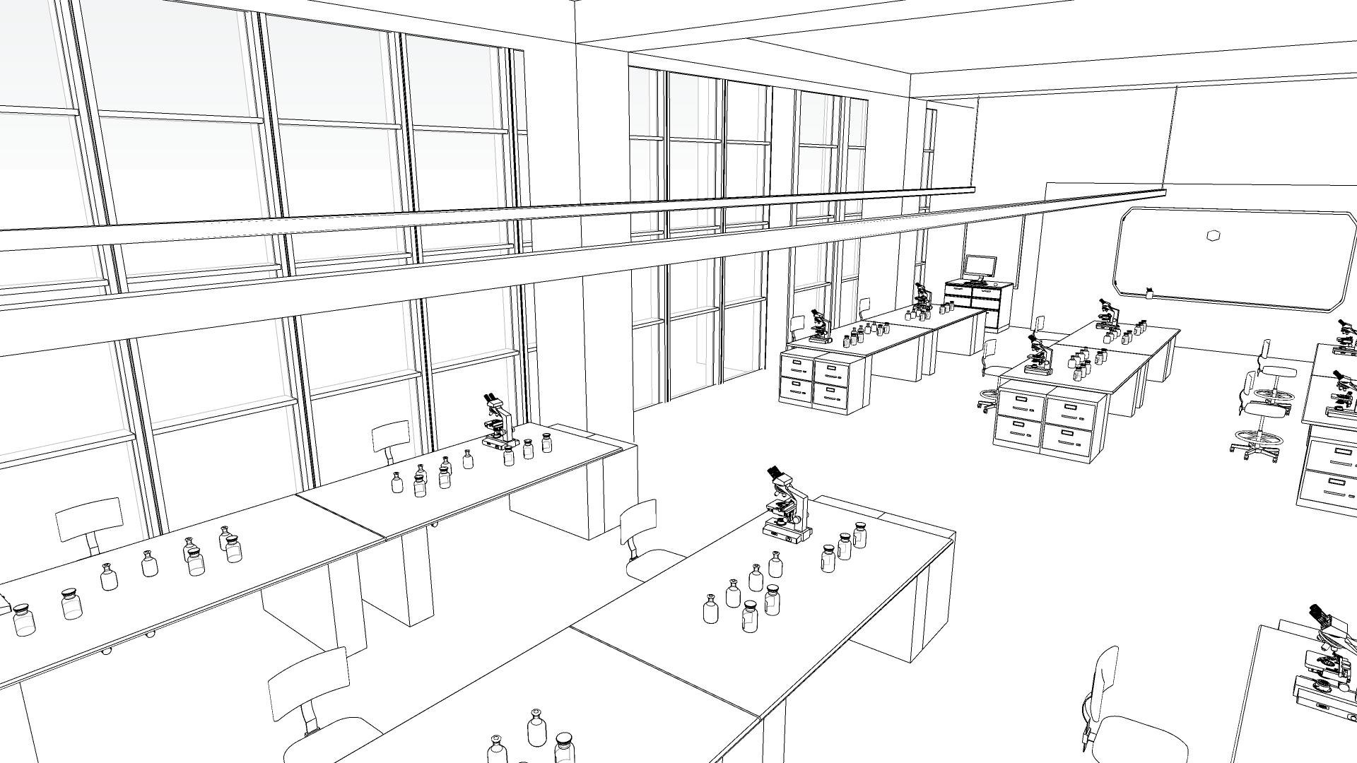 Laboratory 3D - TurboSquid 1988741