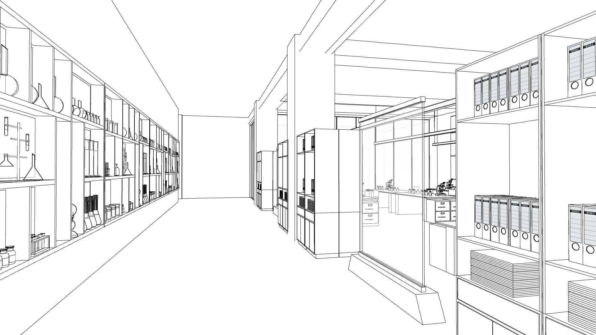 Laboratory 3D - TurboSquid 1988741