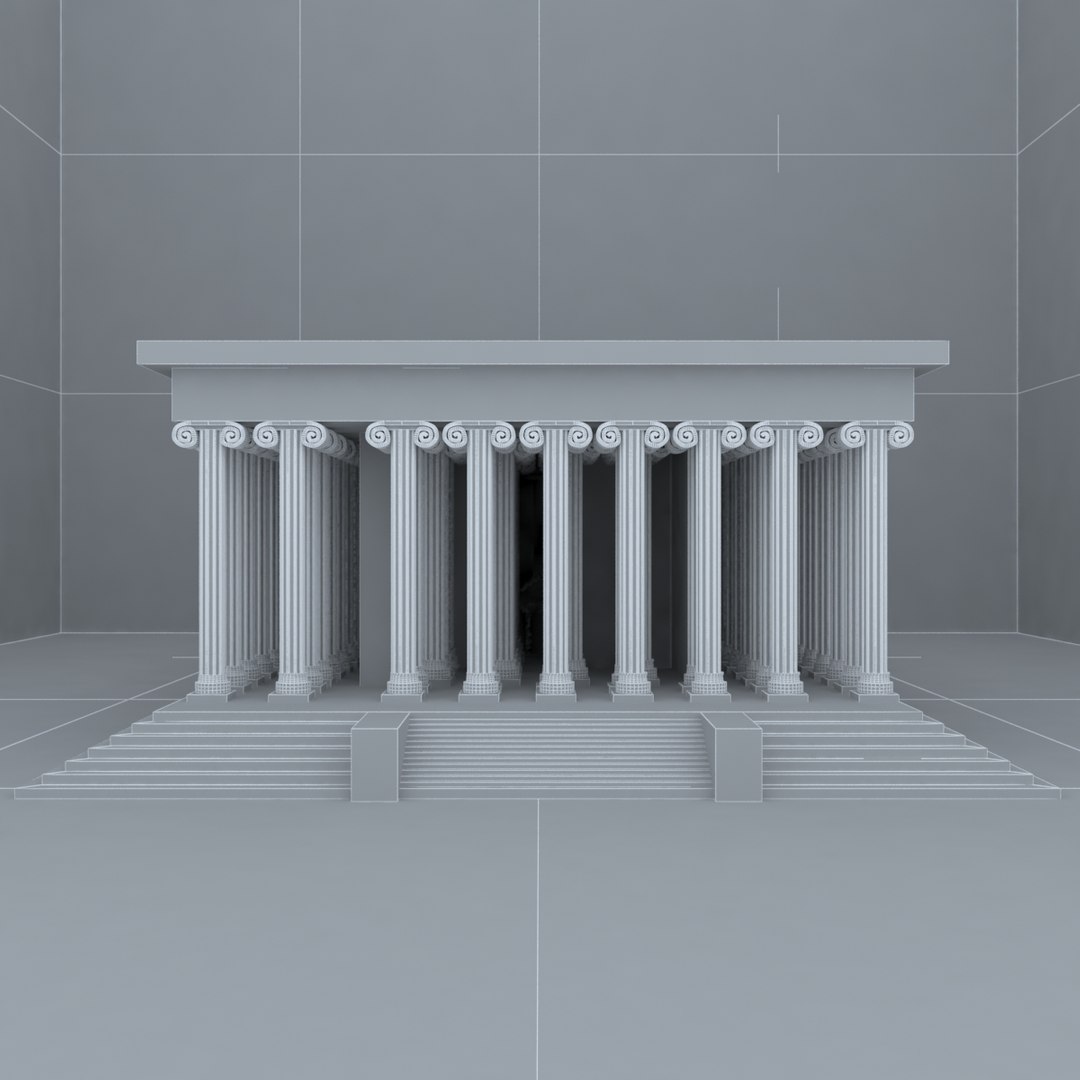 3d Model Apollon Temple