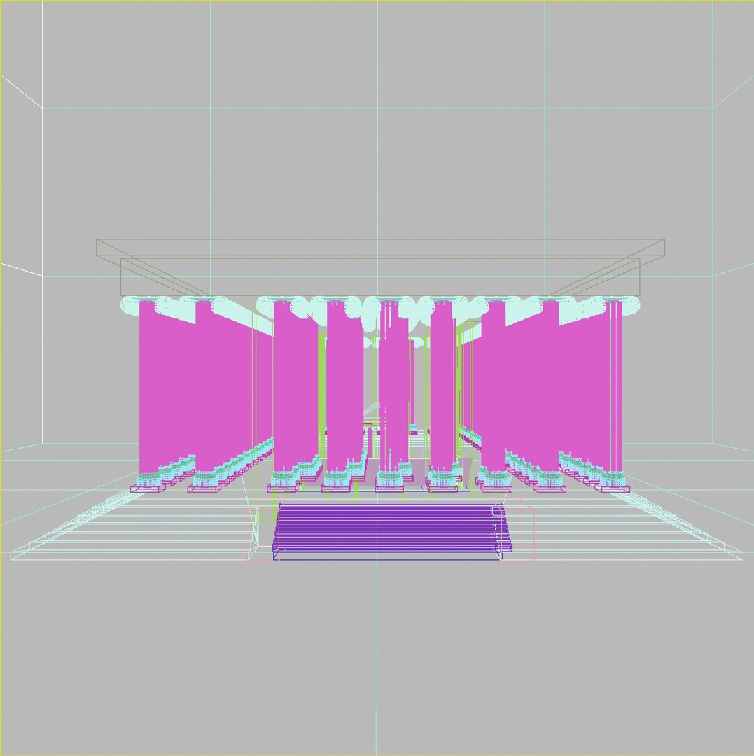 3d Model Apollon Temple