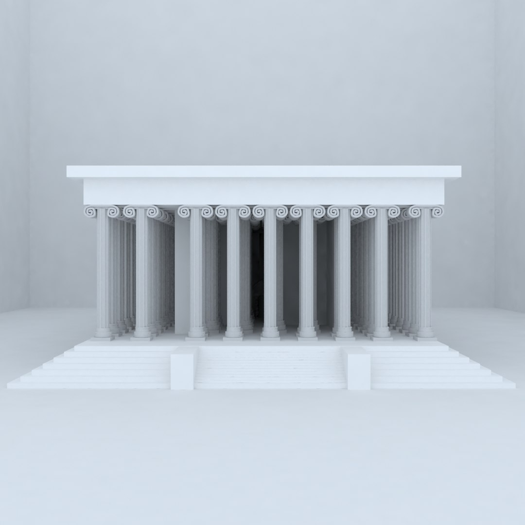 3d Model Apollon Temple