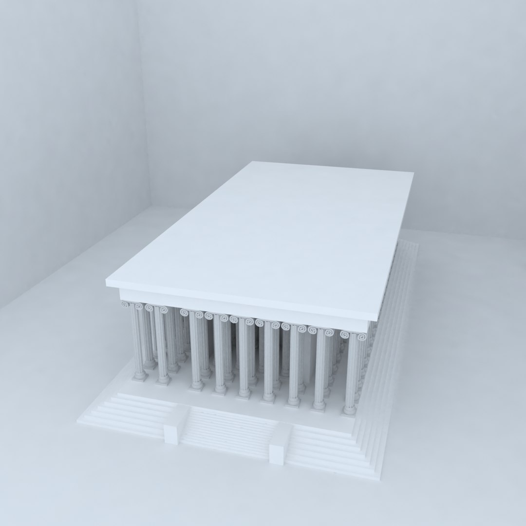 3d Model Apollon Temple