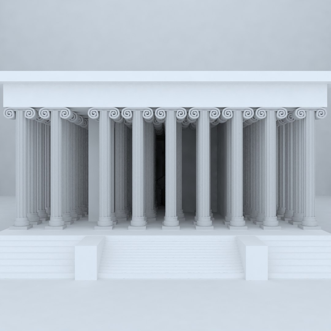 3d Model Apollon Temple