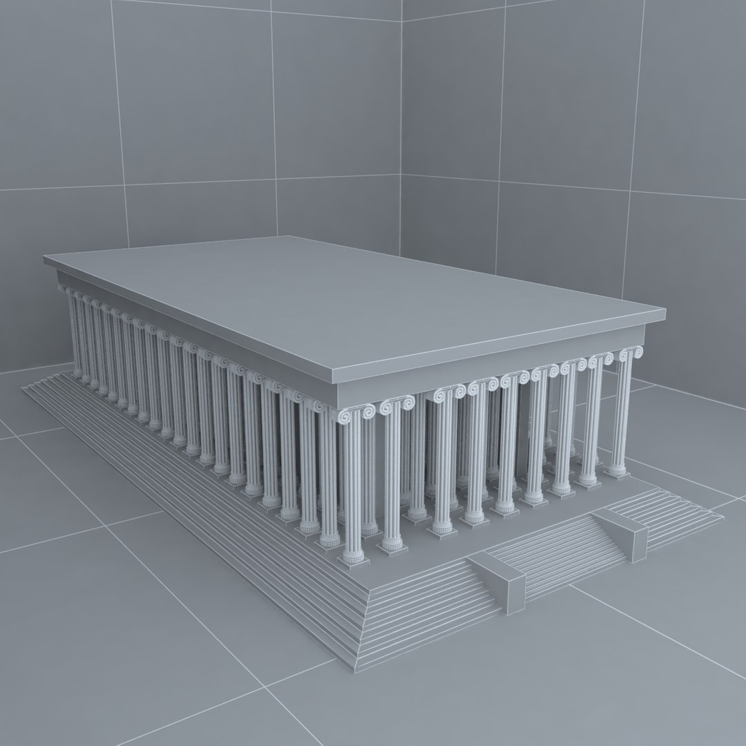 3d Model Apollon Temple