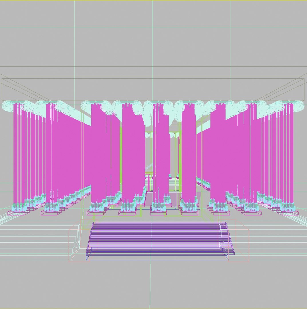 3d Model Apollon Temple