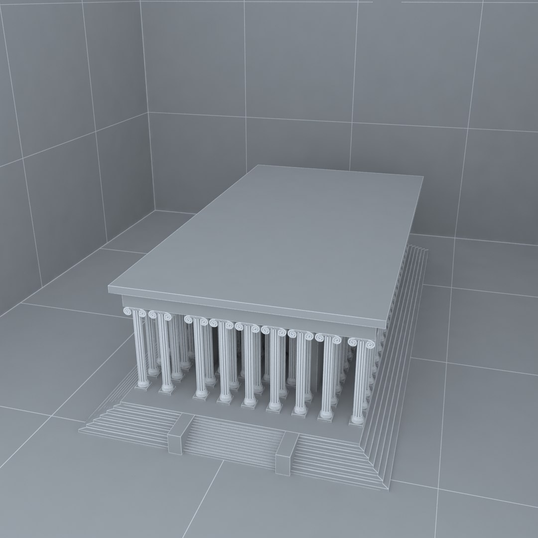 3d Model Apollon Temple