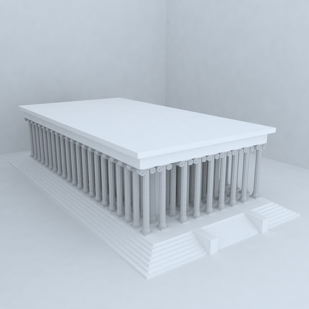 3d Model Apollon Temple