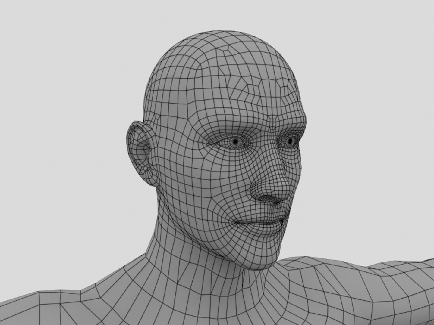 3d Male Base Meshes