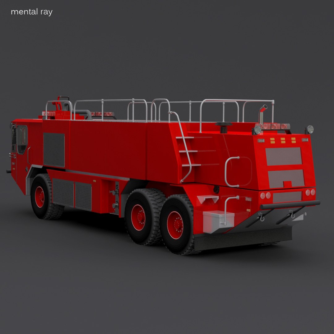 3d Fire-rescue Truck Model