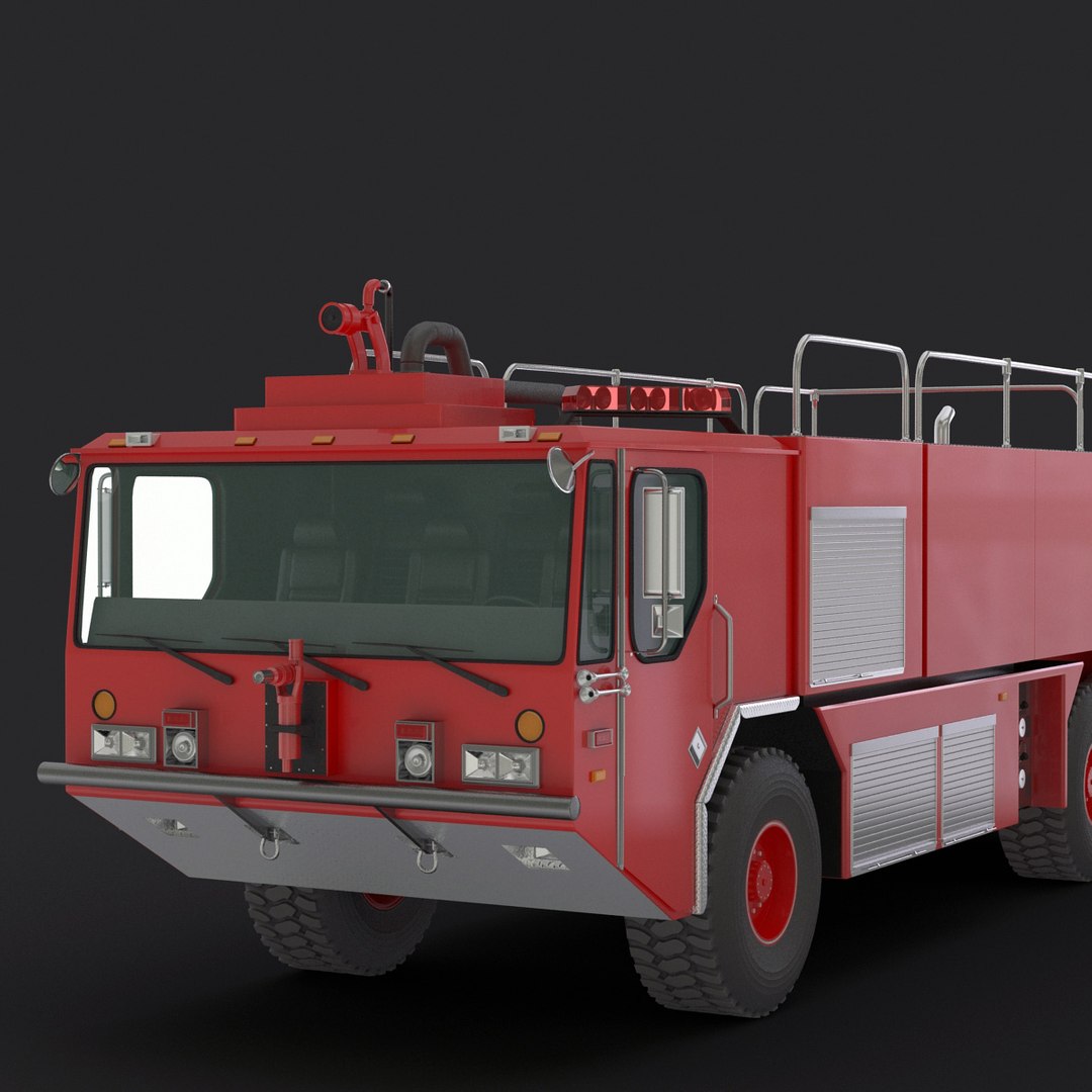 3d Fire-rescue Truck Model