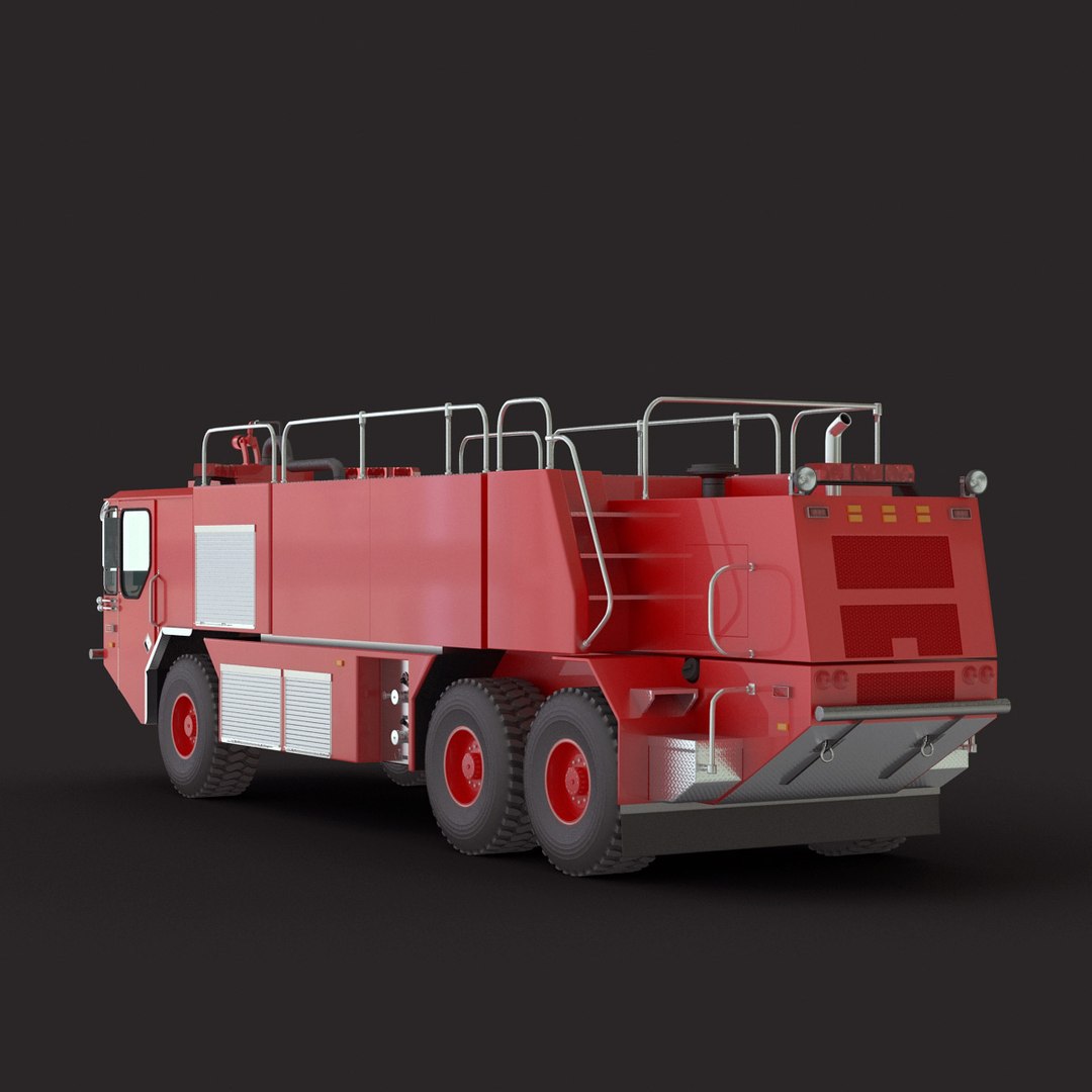 3d Fire-rescue Truck Model