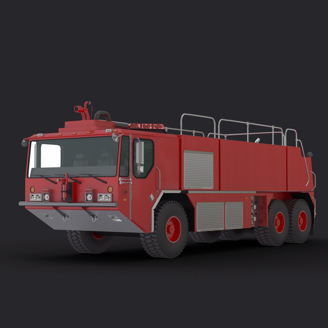 3d Fire-rescue Truck Model