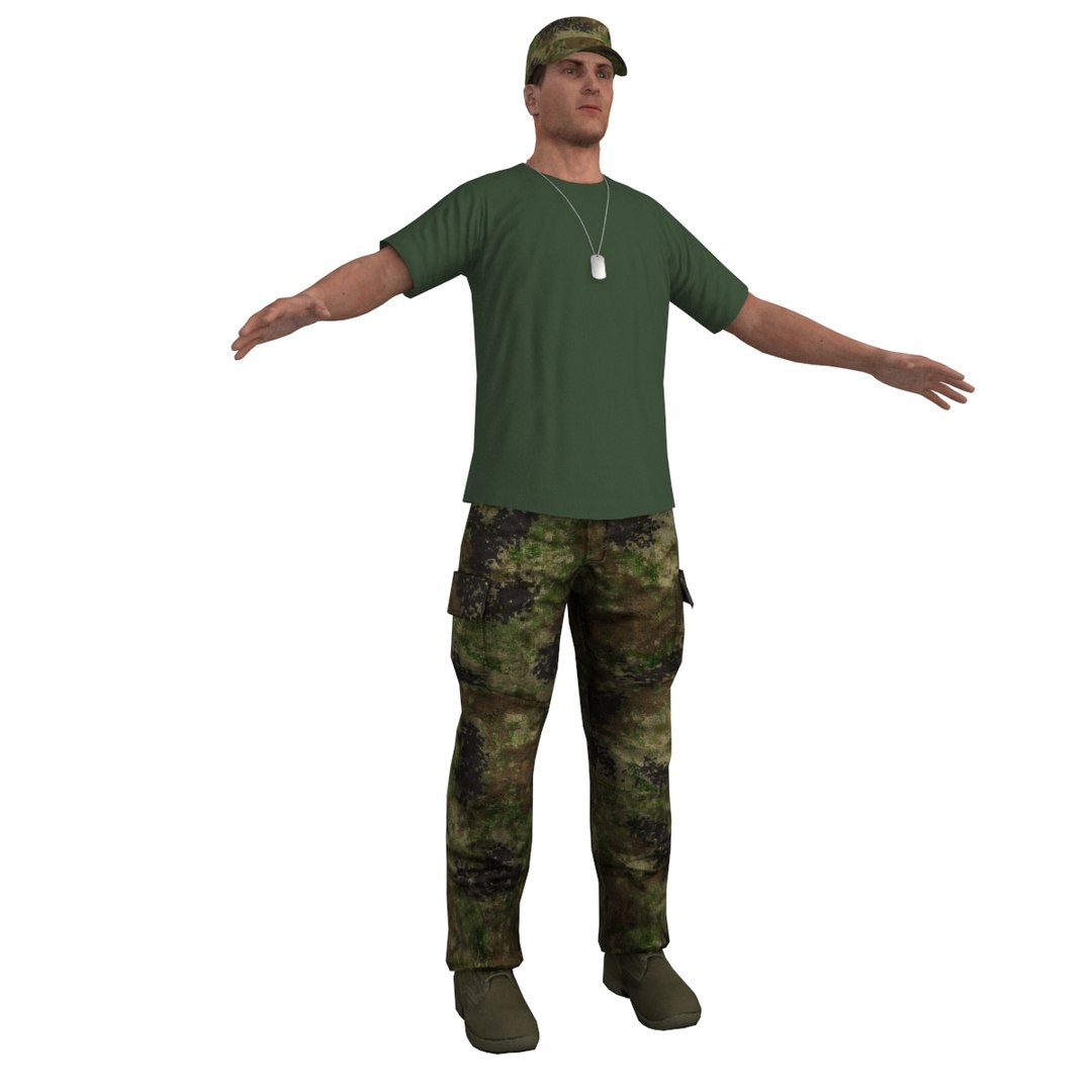 Soldier Hat 3d Max