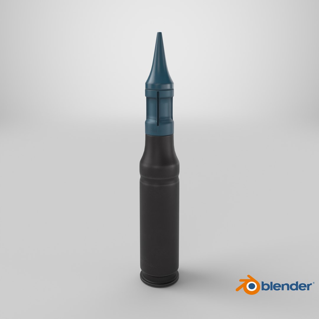 3D Model Bullet 25x137(1) - TurboSquid 2351322