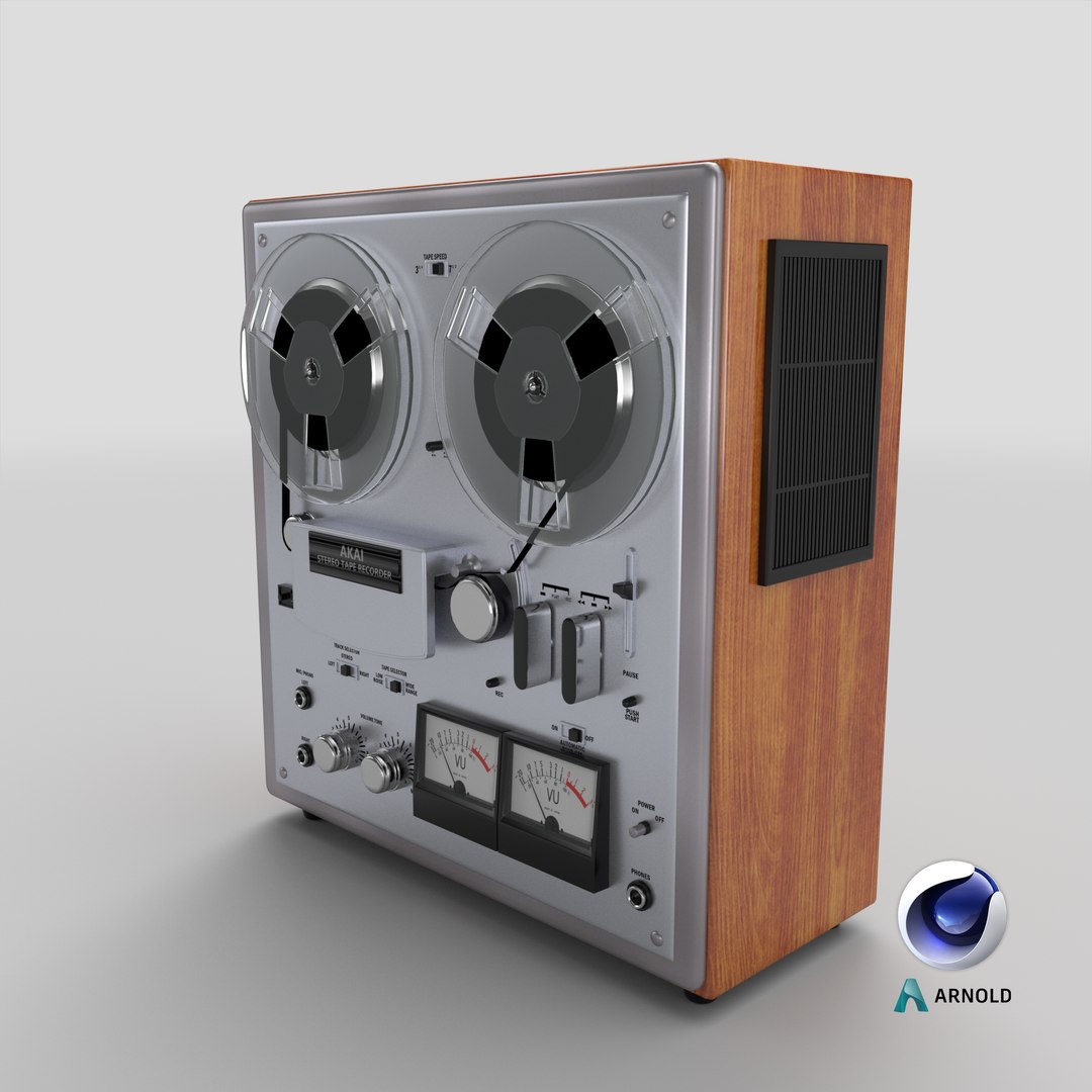 Reel-to-Reel Tape Recorder 3D Model - TurboSquid 1971699