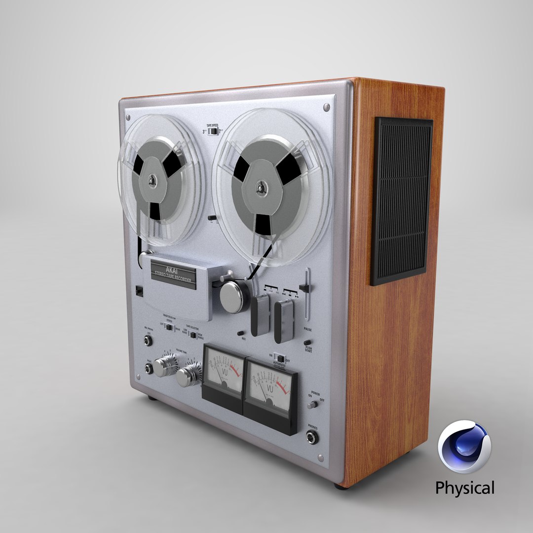 Reel-to-Reel Tape Recorder 3D Model - TurboSquid 1971699