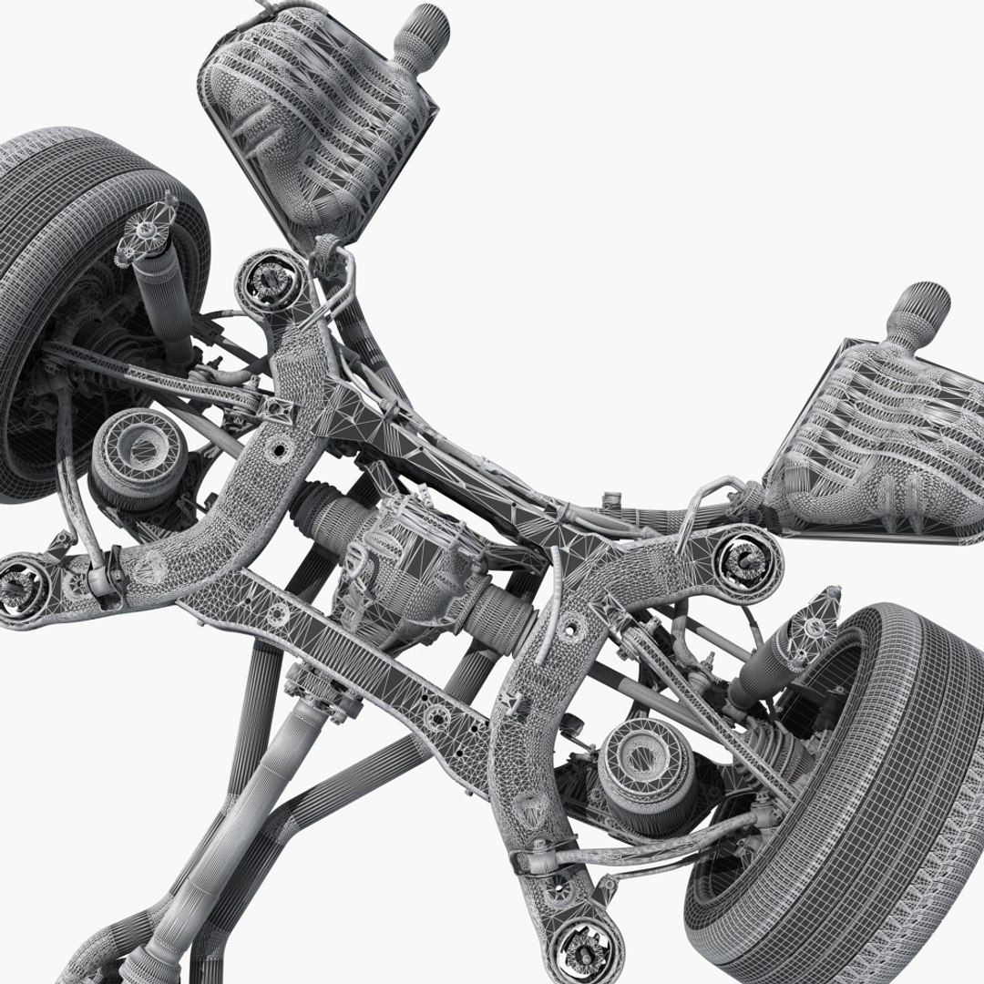 Chassis Engine 3d Model