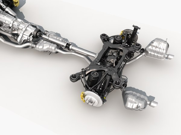 chassis engine 3d model