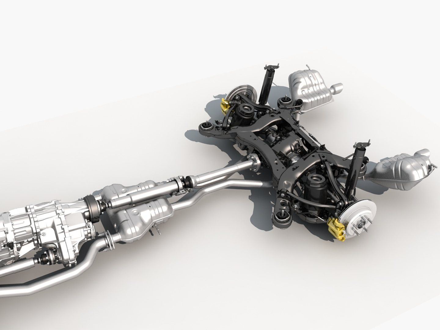 chassis engine 3d model