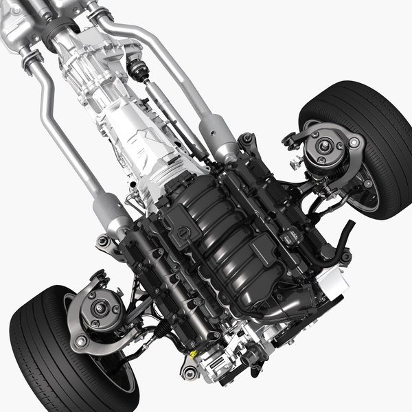 chassis engine 3d model